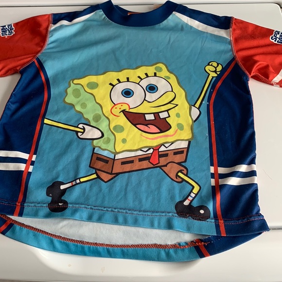 Nickelodeon | Swim | Nickelodeon Spongebob Squarepants Top Rash Guard 4 ...
